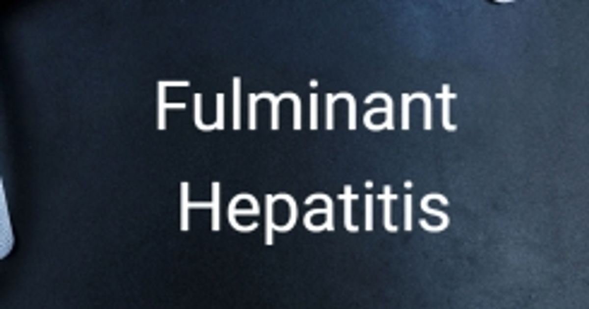 What is Fulminant Hepatitis? - Facty Health
